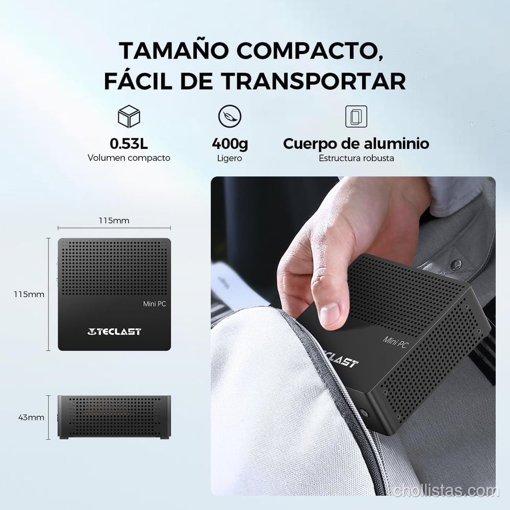 ¡El Teclast N15 Mini PC: Un Gigante en Miniatura por tan solo 160€!